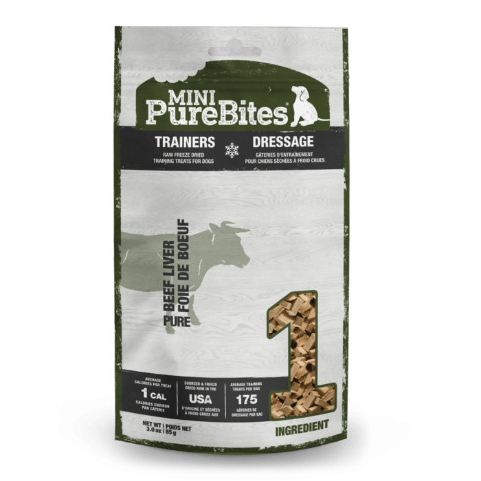 PureBites Beef Liver Freeze Dried Mini Dog Treats — Holistic Pet Cuisine