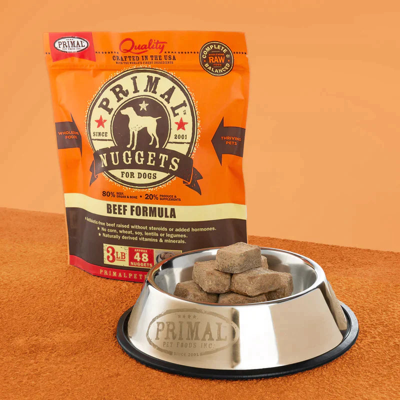 Primal Canine Frozen Raw Nuggets — Holistic Pet Cuisine