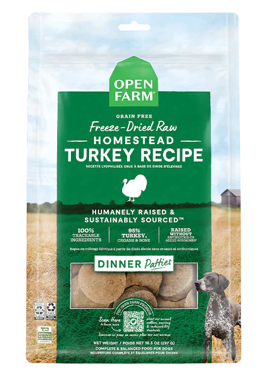 Open Farm Turkey FD Patties for Dogs Holistic Pet Cuisine Boca Raton